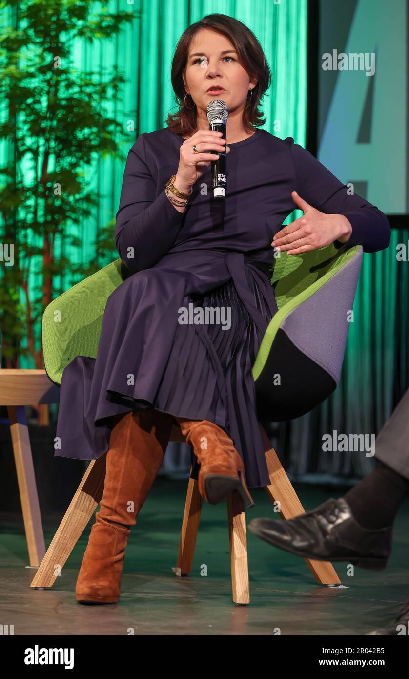 Leipzig, Germany. 06th May, 2023. Annalena Baerbock, Federal Minister ...
