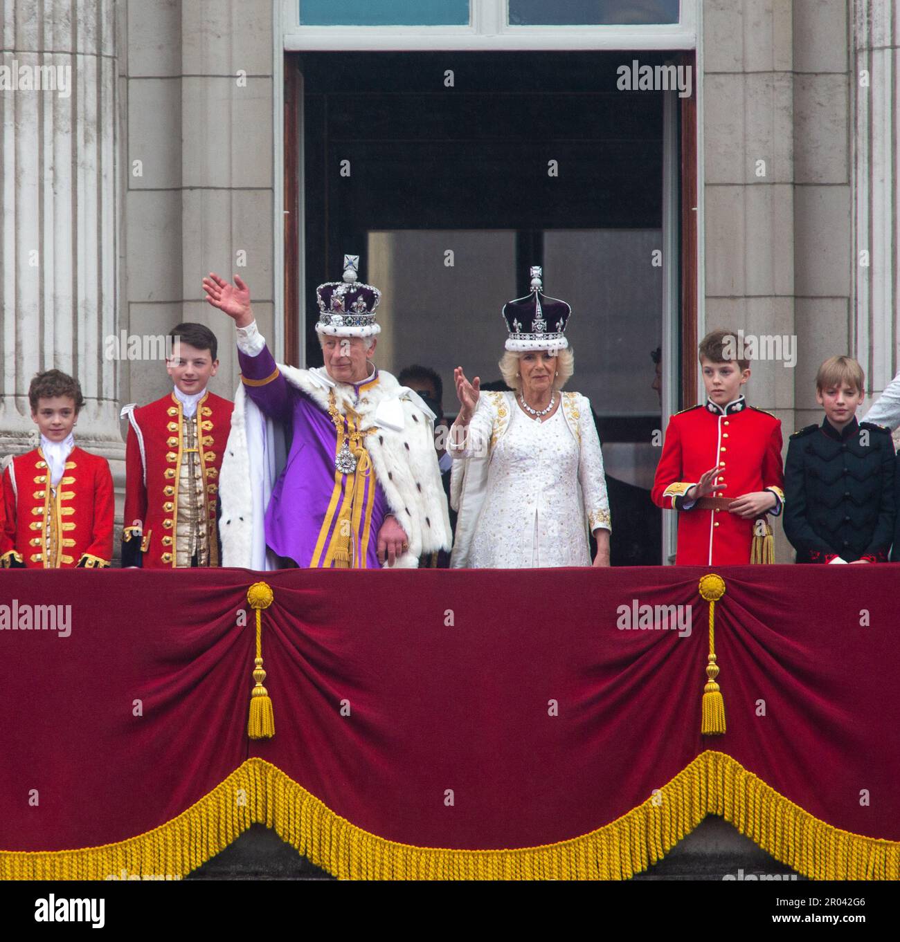 London, England, UK. 6th May, 2023. King CHARLES III and Queen Consort ...