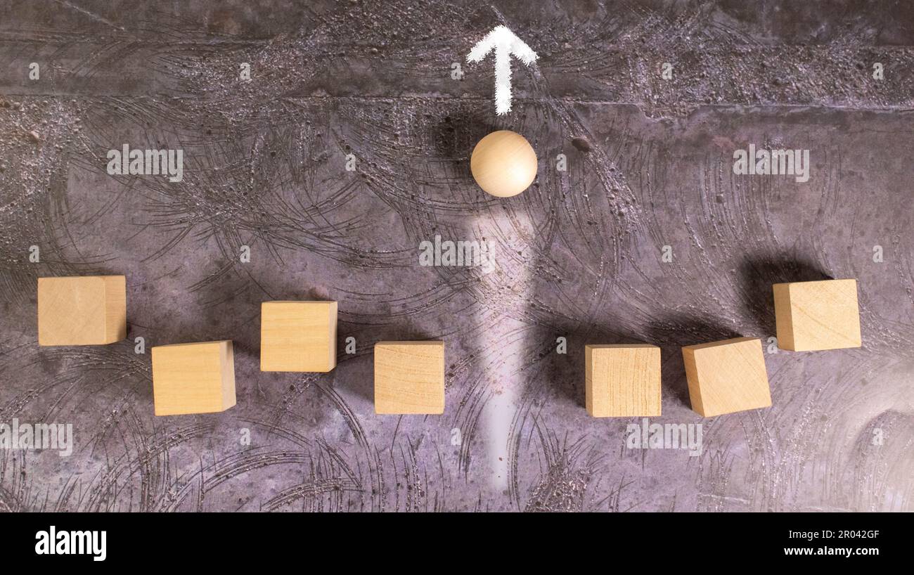 Leadership, business success, unique, difference, challenge, and ...