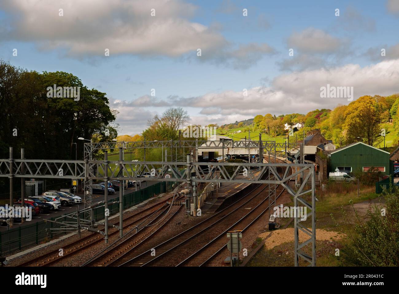 Railway station, Kendal, England May 01, 2022 Stock Photo - Alamy