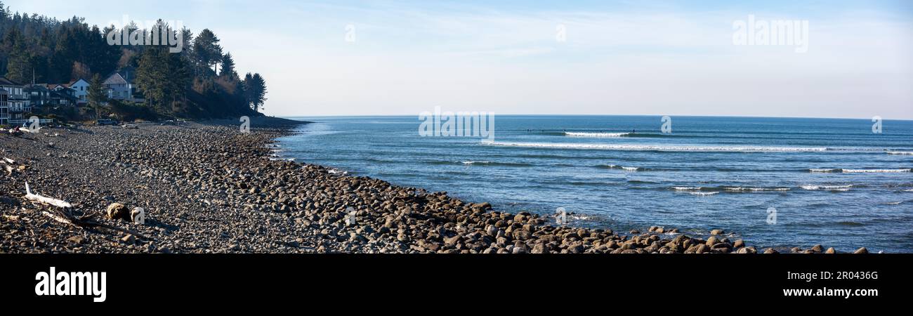 Seaside Beach, Oregon, USA - November 19, 2022: Views of beach scenes ...