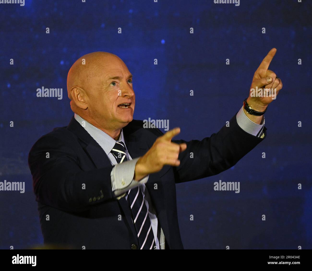 Retired Astronaut and now Senator, Mark Kelly, D Az. is introduced at ...