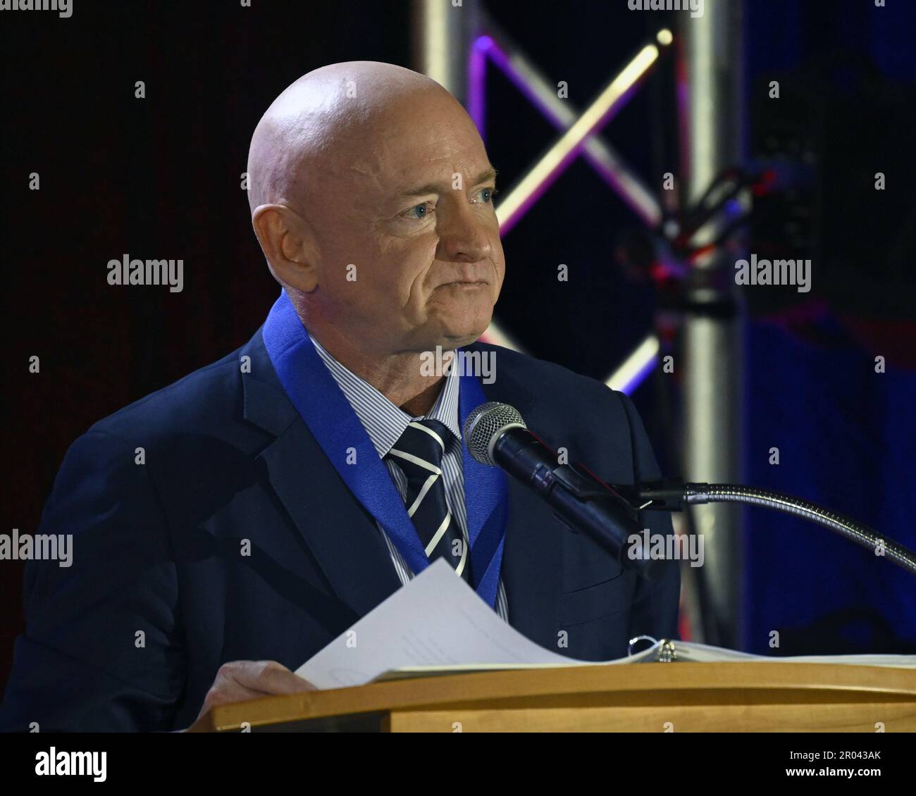 Retired Astronaut and now Senator, Mark Kelly, D Az. addresses the ...