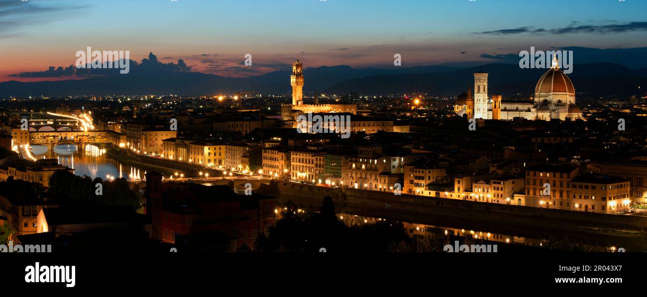 Panoramic night view on hi-res stock photography and images - Alamy