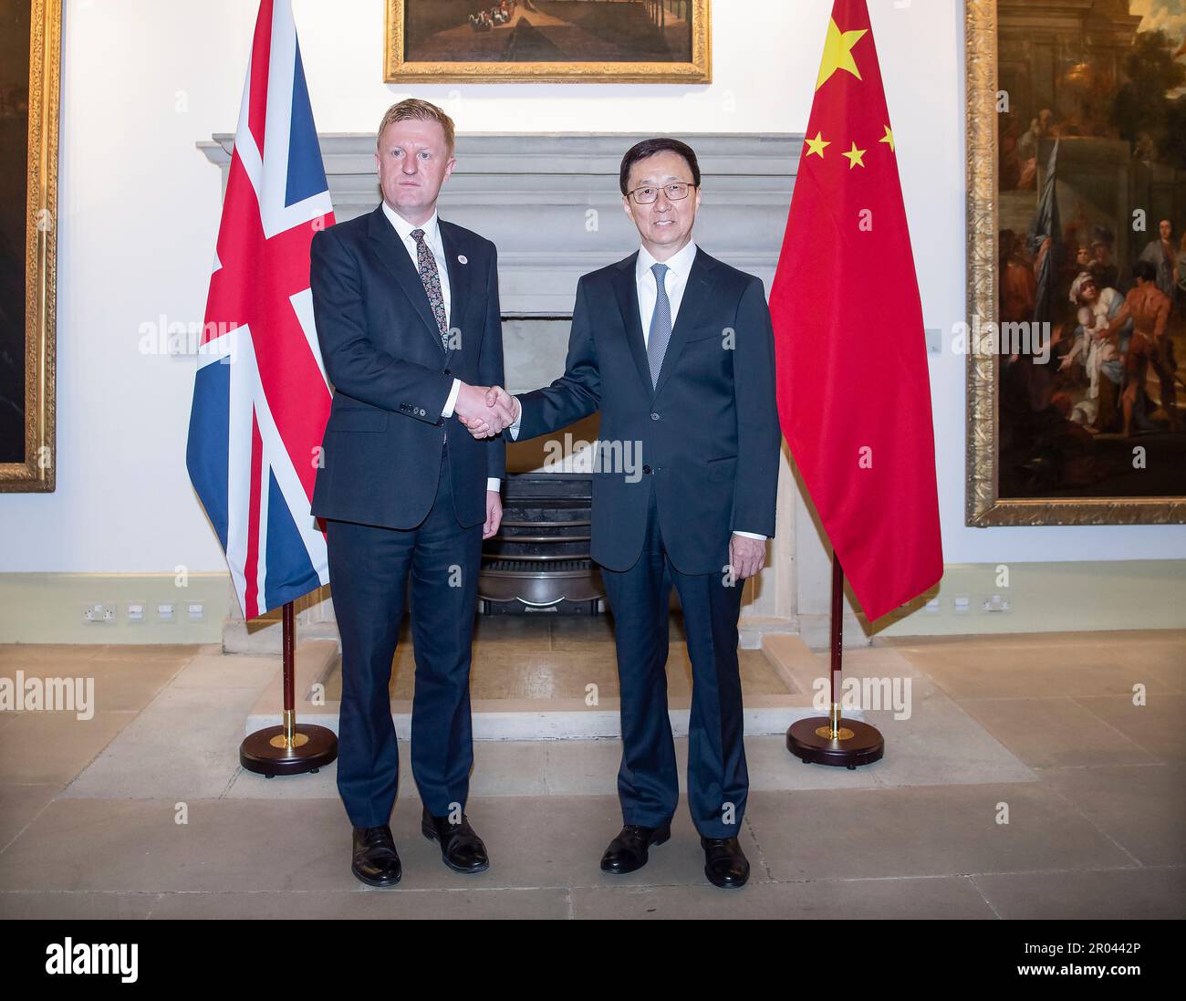 London, UK. 6th May, 2023. Chinese Vice President Han Zheng, who is ...