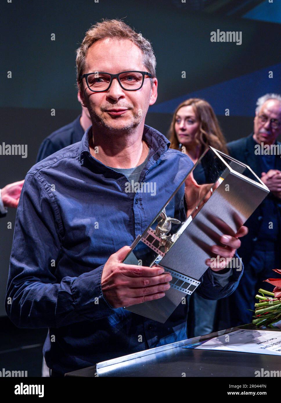 Schwerin, Germany. 06th May, 2023. Director Chris Raiber receives the ...