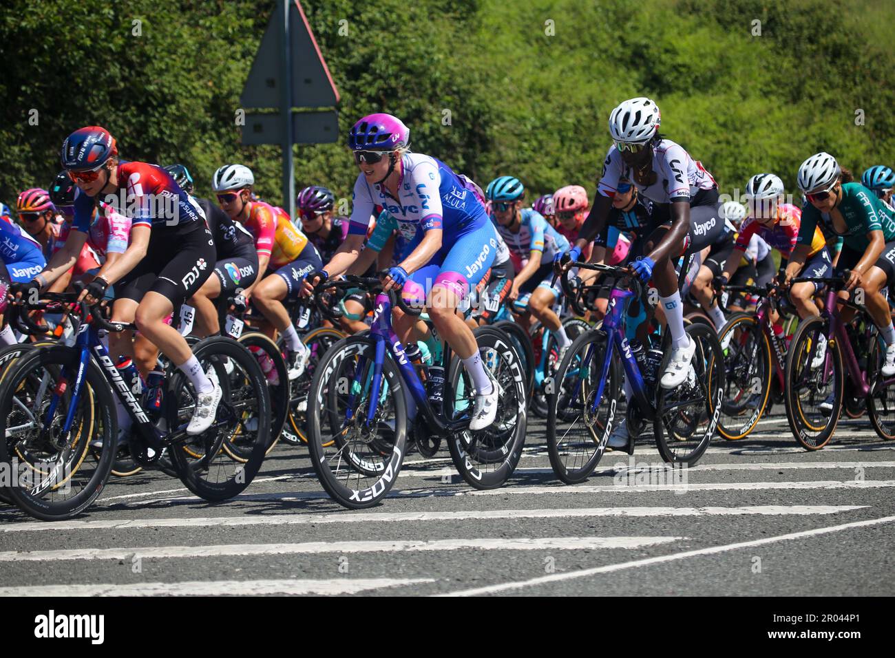 Tarrueza, Spain, 06th May, 2023: Cyclist from Team Jayco AlUla, Amber ...