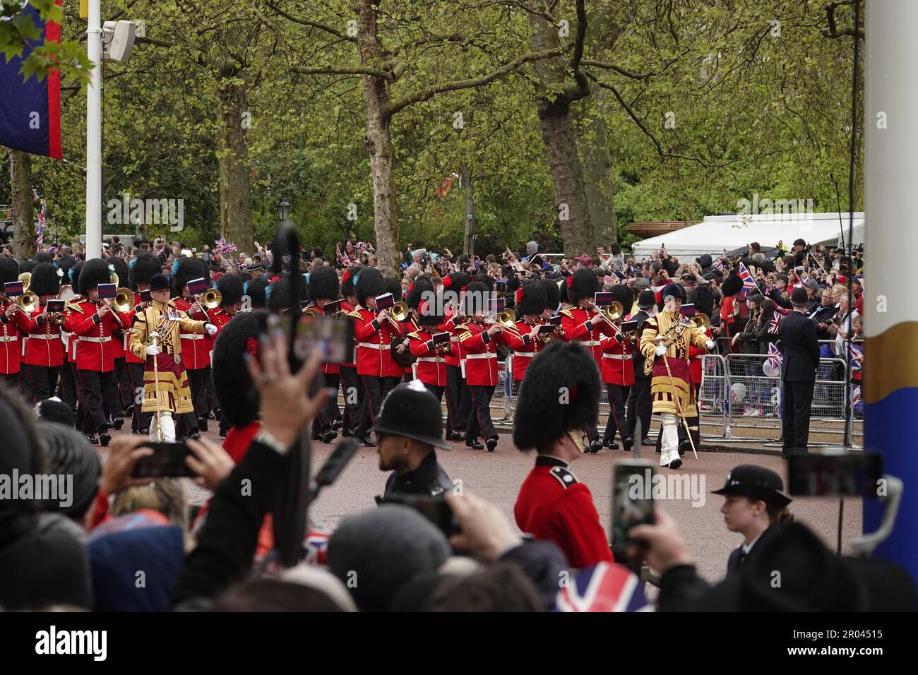 Westminster, London, UK. 6th May, 2023. HM Forces in full military ...