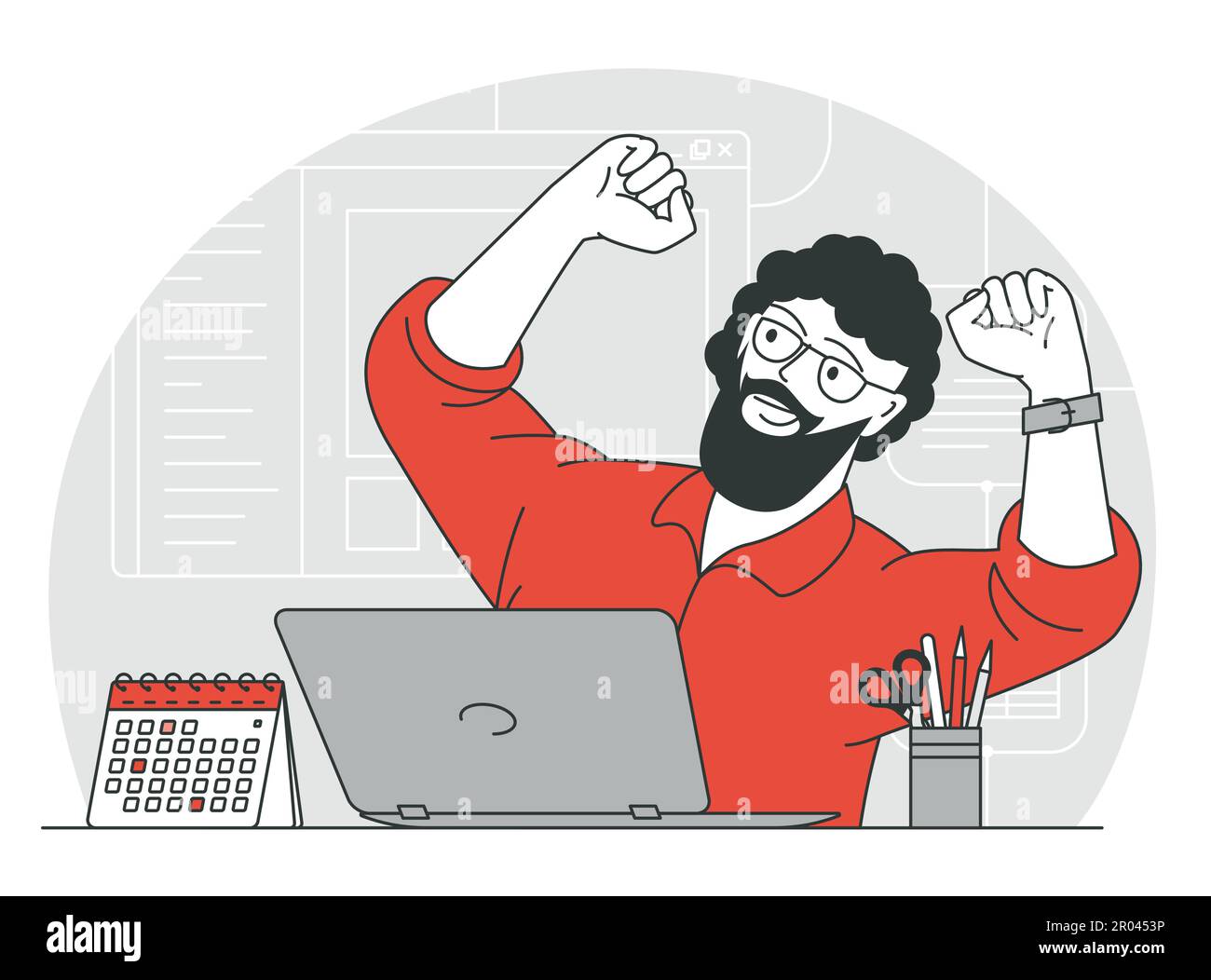 Fulfilled Stock Vector Images - Alamy