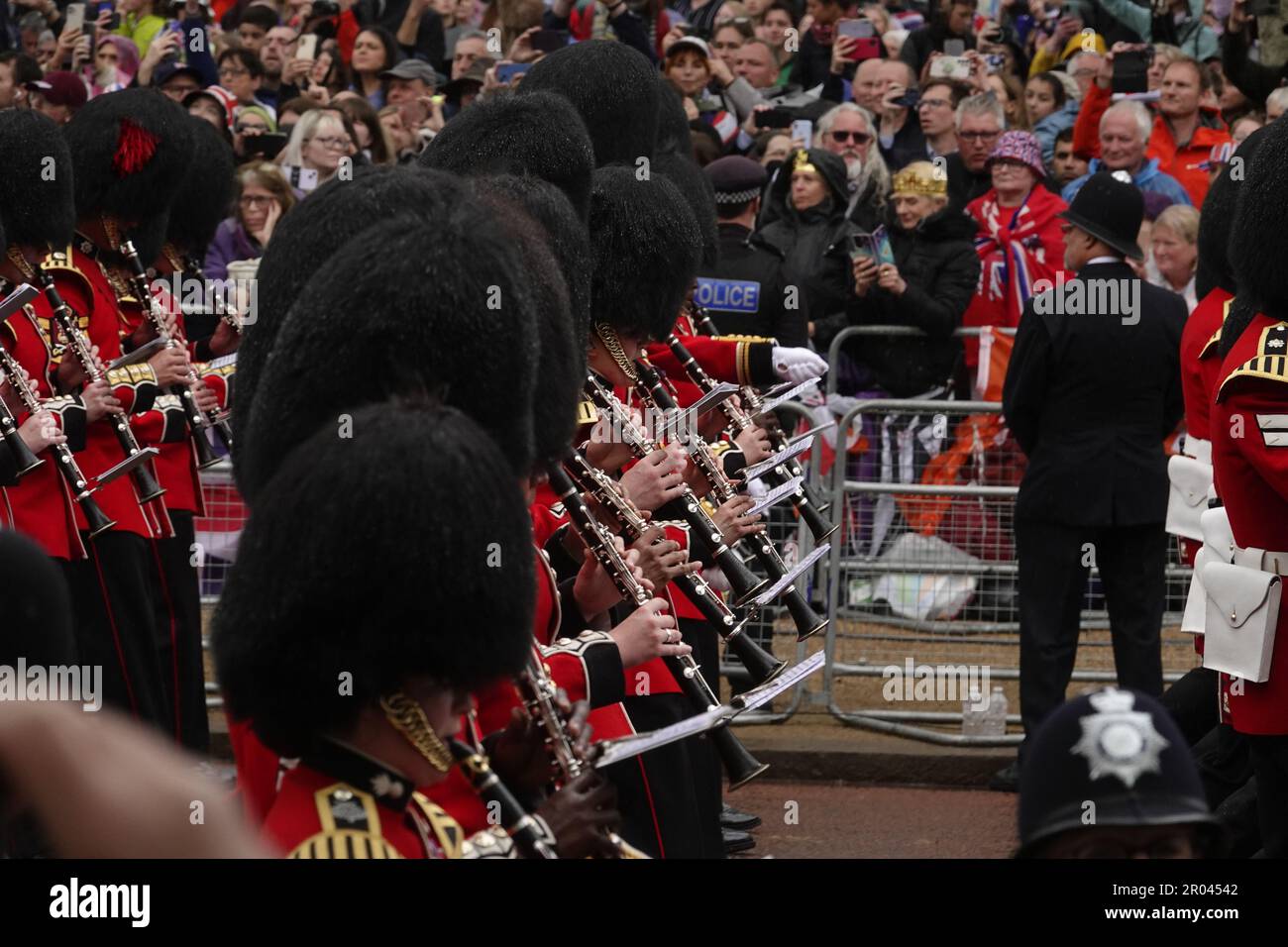 Westminster, London, UK. 6th May, 2023. HM Forces in full military ...