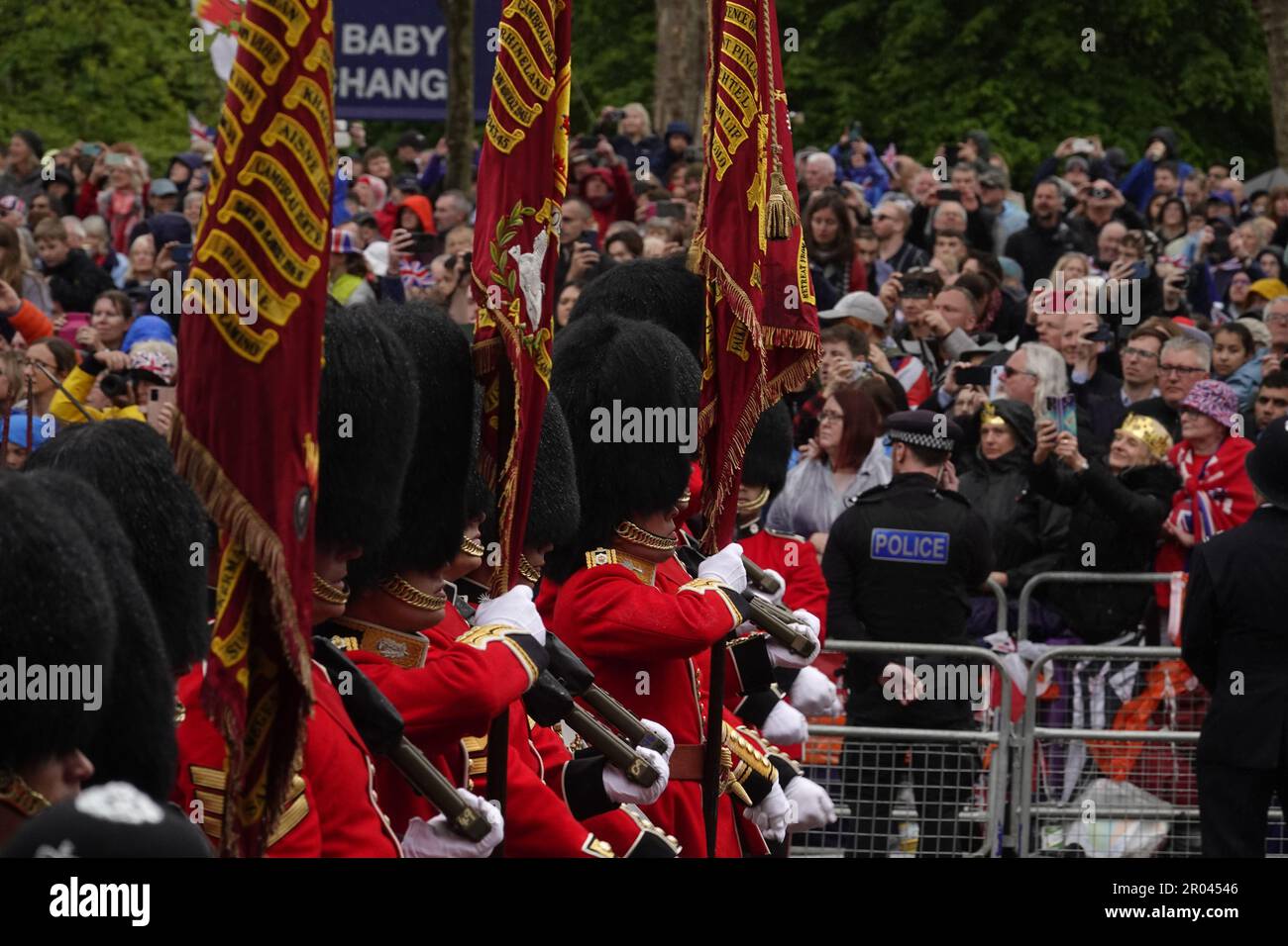 Westminster, London, UK. 6th May, 2023. HM Forces in full military ...