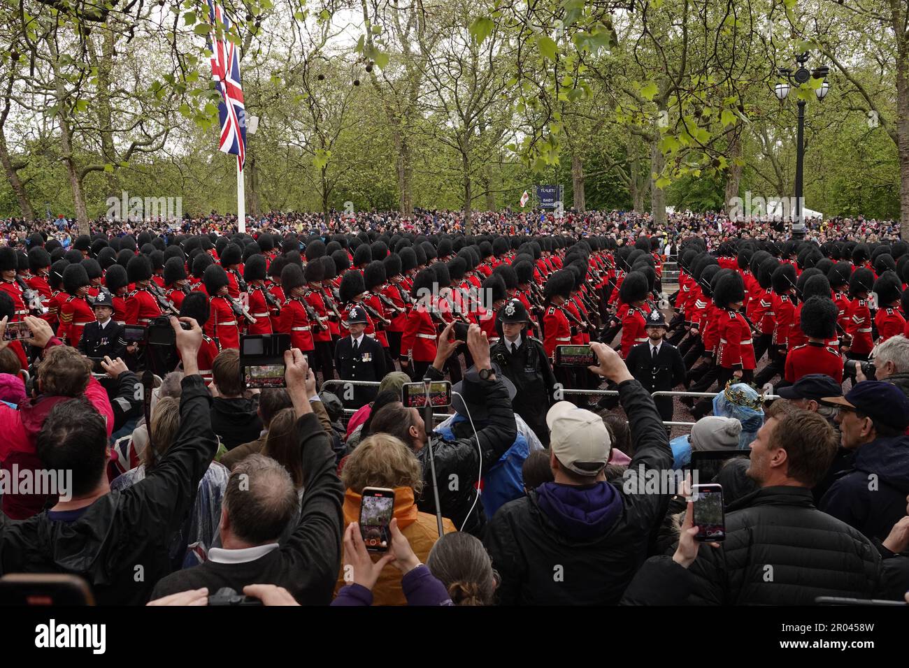 Westminster, London, UK. 6th May, 2023. HM Forces in full military ...