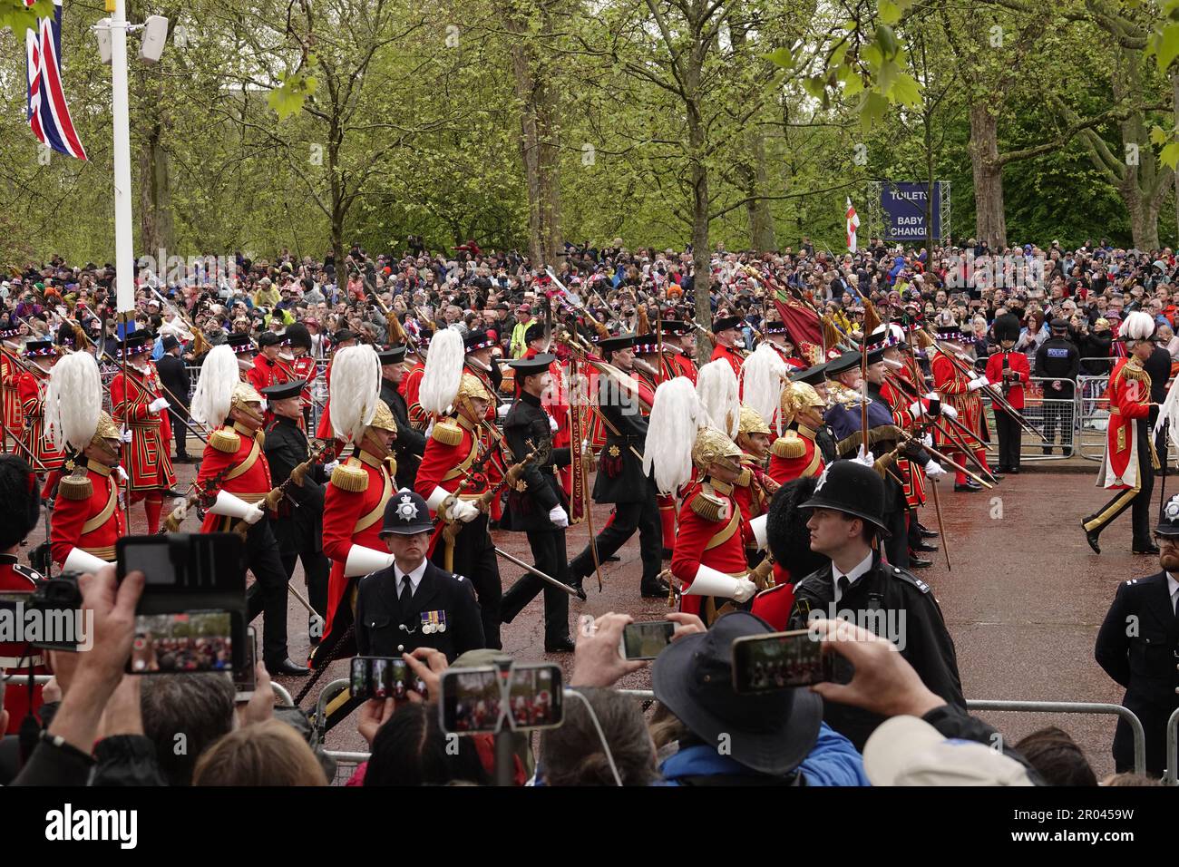 Westminster, London, UK. 6th May, 2023. HM Forces in full military ...
