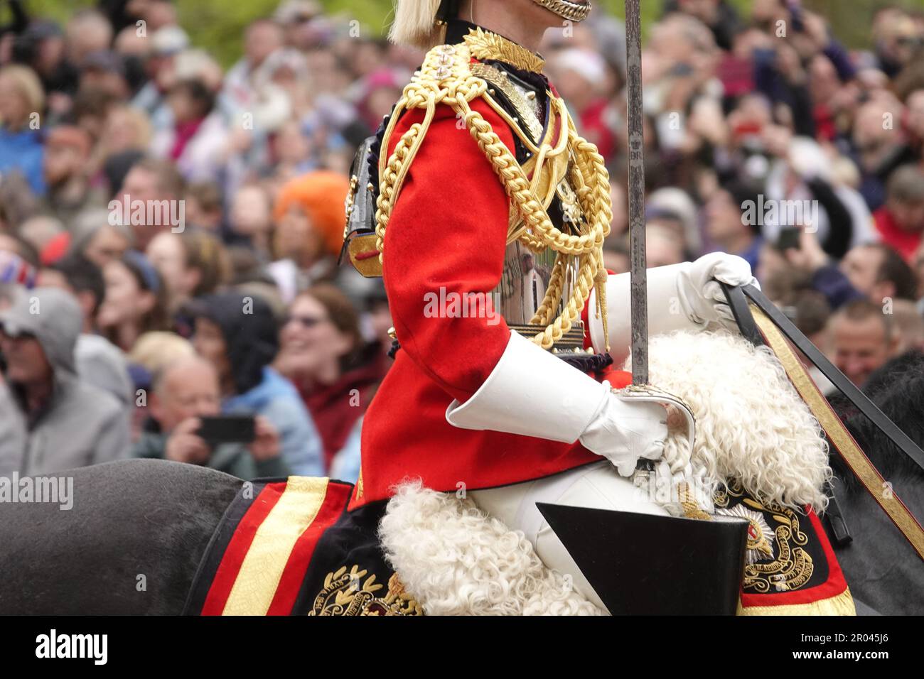 Westminster, London, UK. 6th May, 2023. HM Forces in full military ...