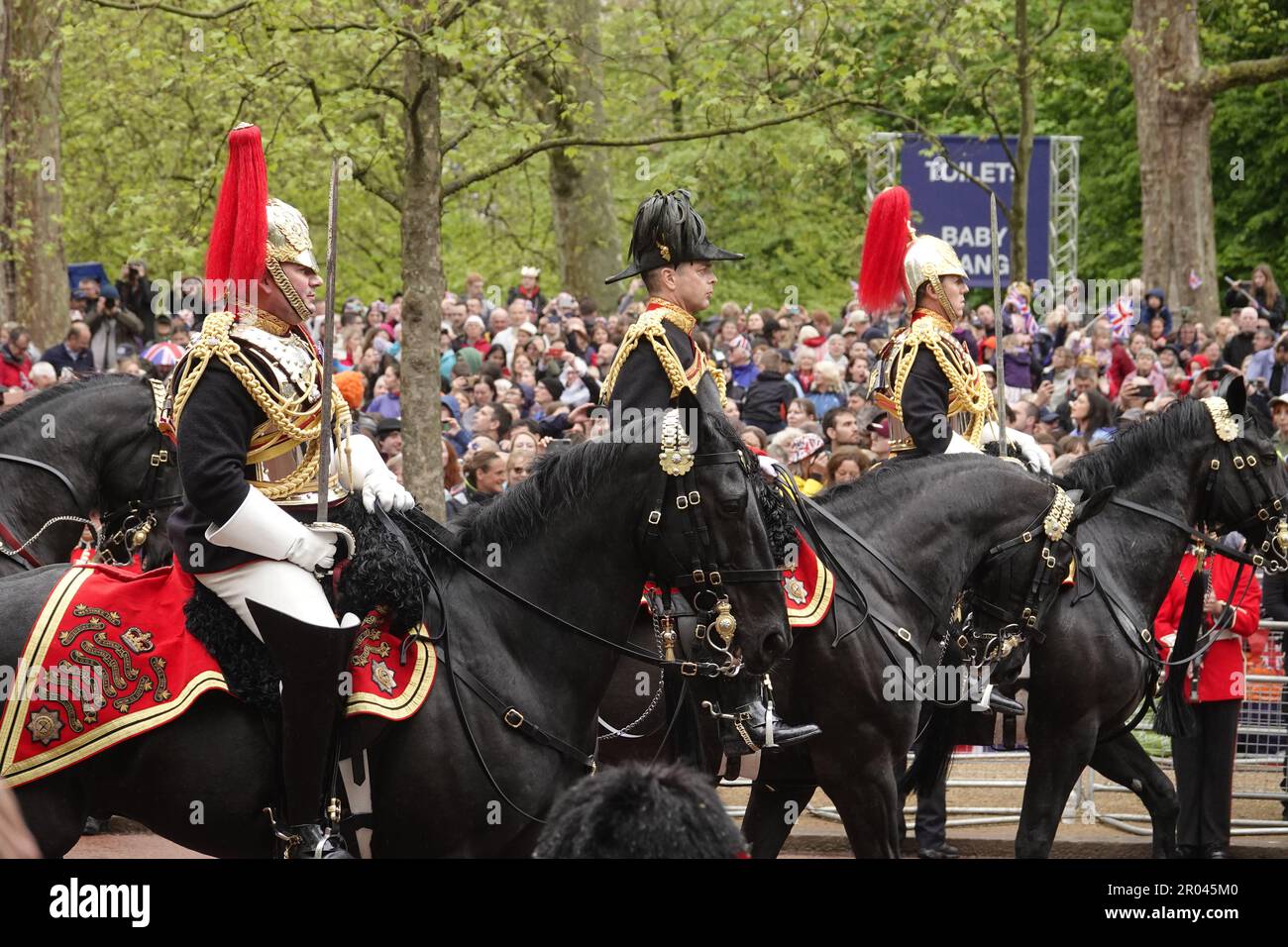 Westminster, London, UK. 6th May, 2023. HM Forces in full military ...