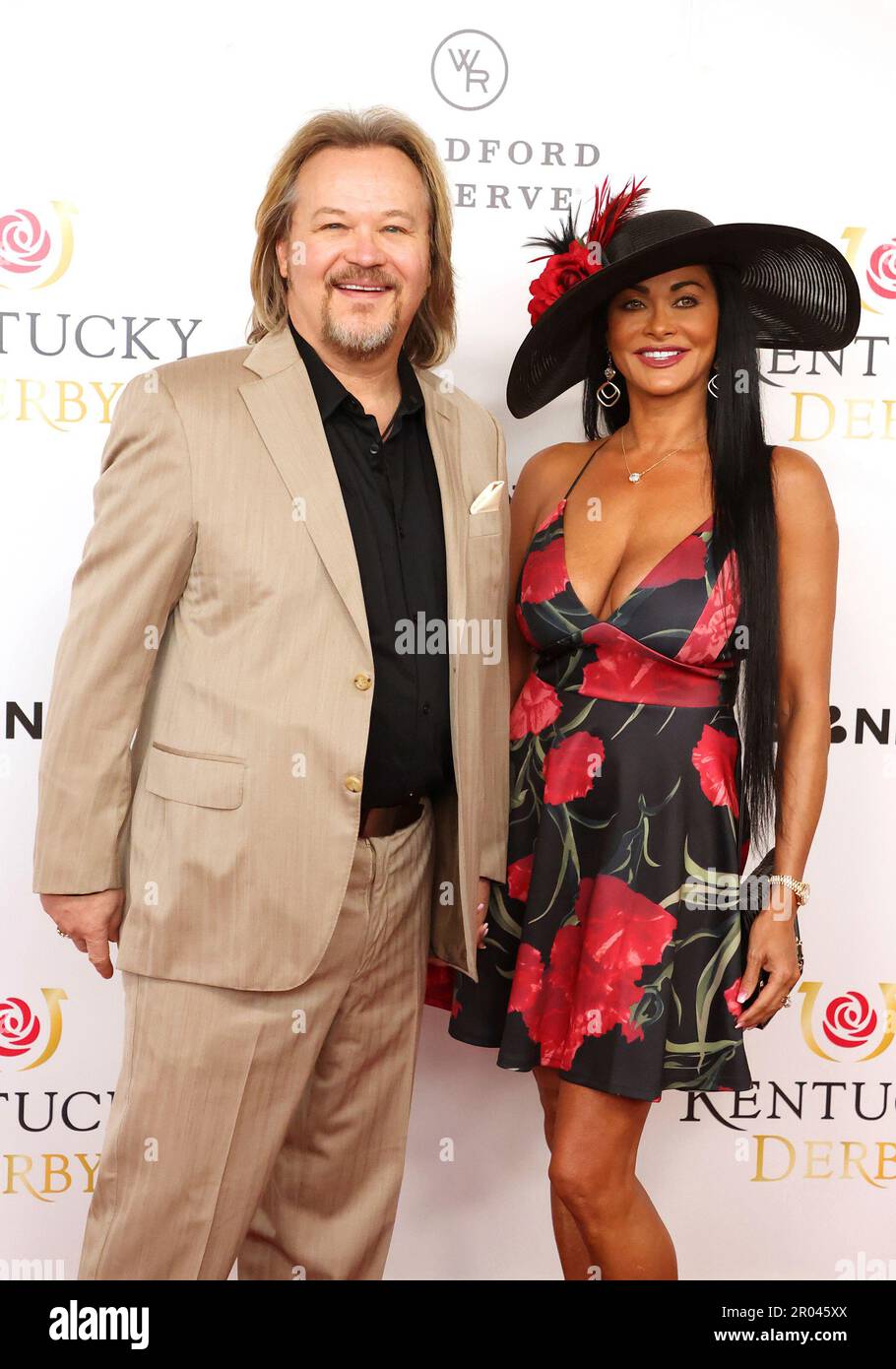 LOUISVILLE, KY - MAY 06: Country music singer Travis Tritt and wife ...