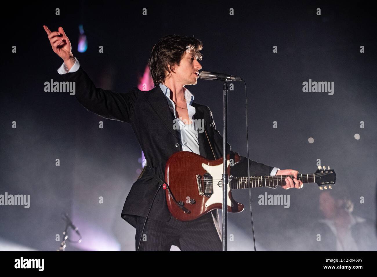 AMSTERDAM – Lead singer and guitarist Alex Turner of rock band Arctic ...