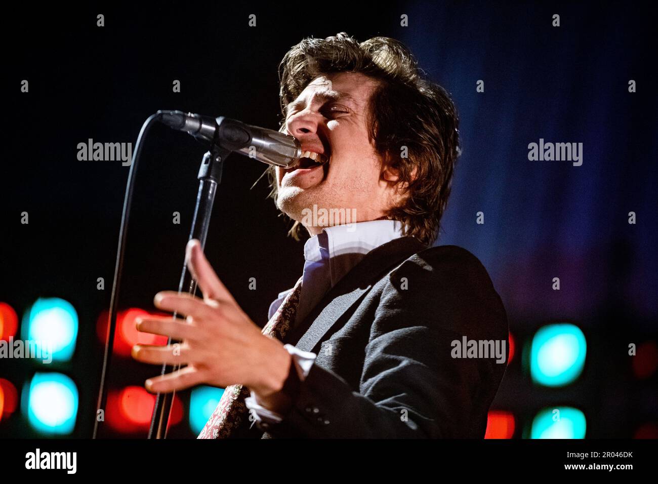 AMSTERDAM – Lead singer and guitarist Alex Turner of rock band Arctic ...