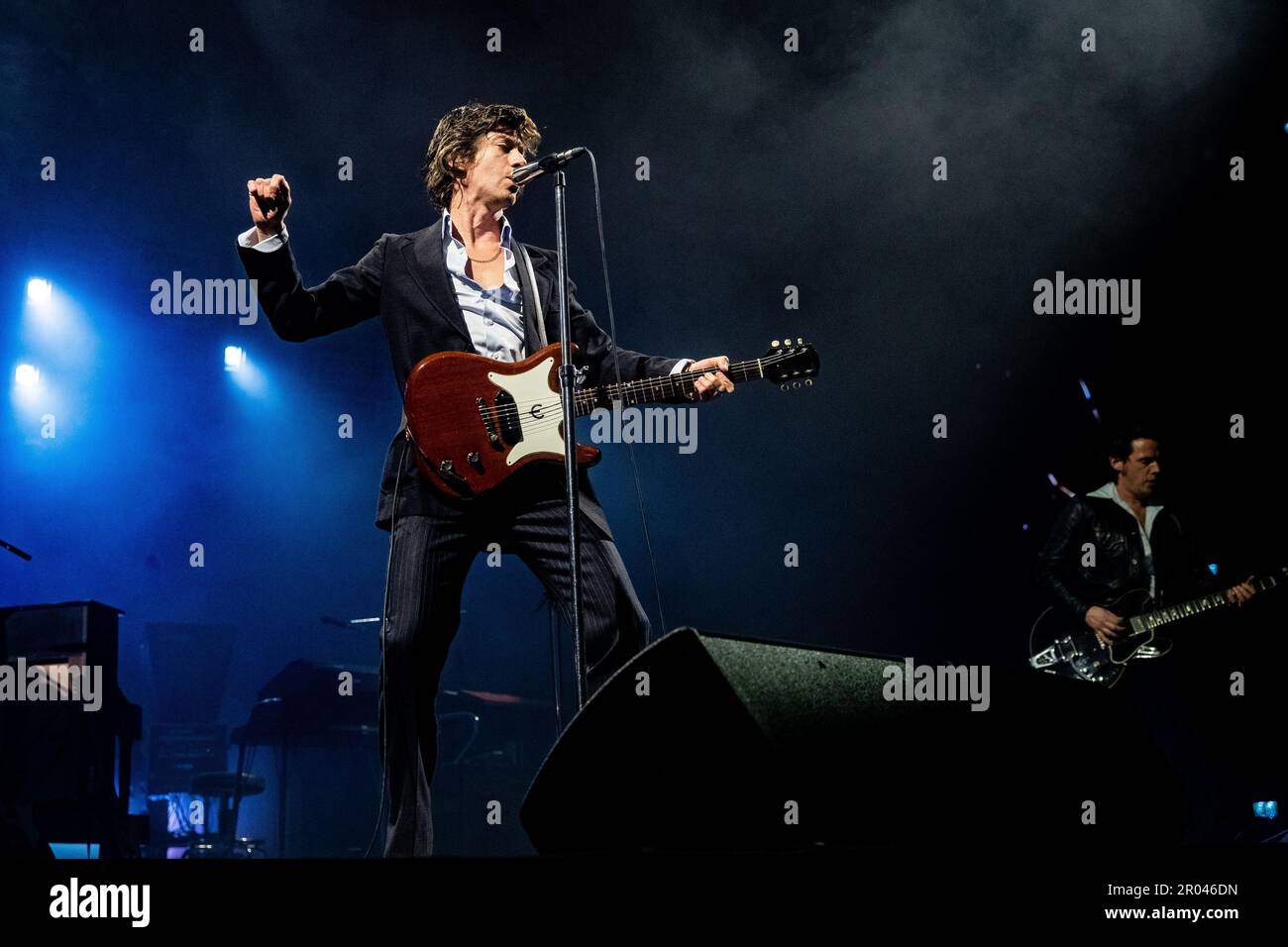 AMSTERDAM – Lead singer and guitarist Alex Turner of rock band Arctic ...