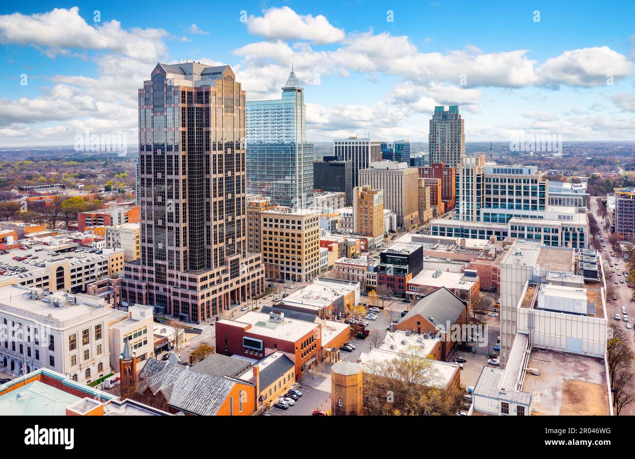 Raleigh, North Carolina skyline Stock Photo - Alamy