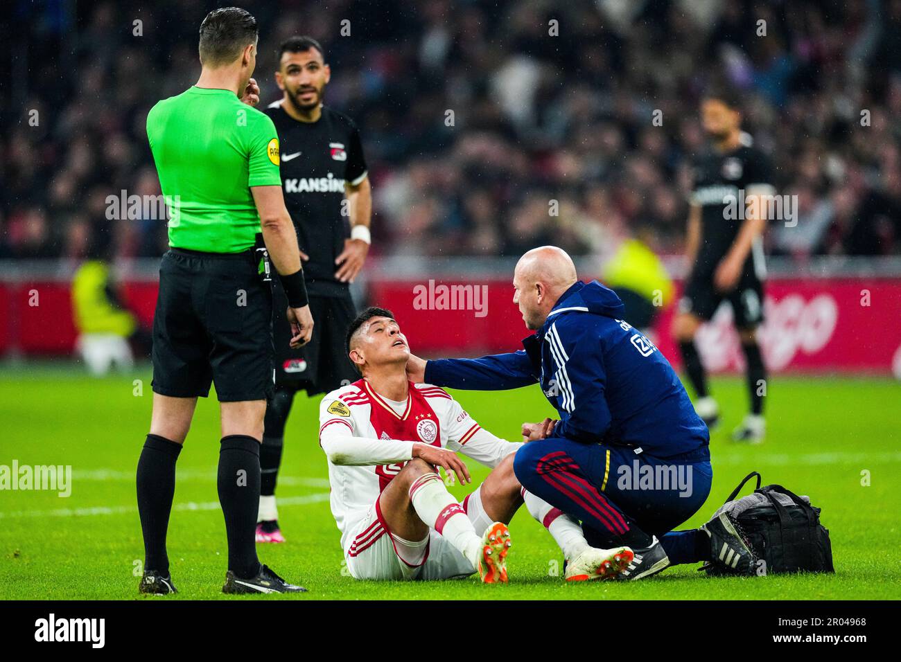 AMSTERDAM - Edson Alvarez of Ajax during the Dutch premier league match ...
