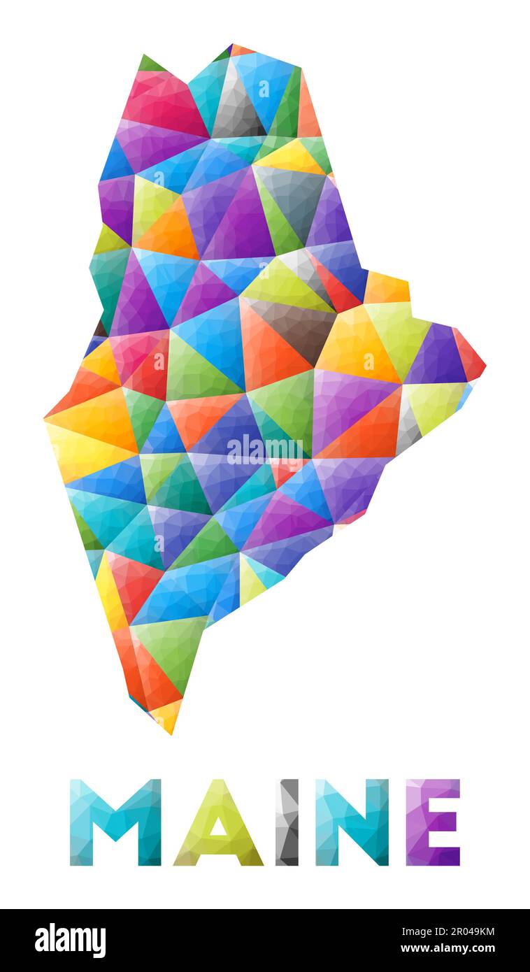 Polygonal chart of triangles Cut Out Stock Images & Pictures - Alamy
