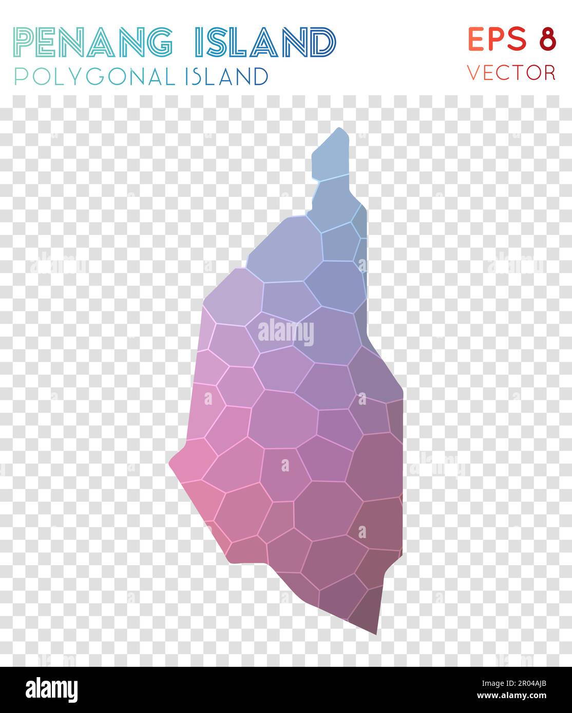 Penang island map Stock Vector Images - Alamy