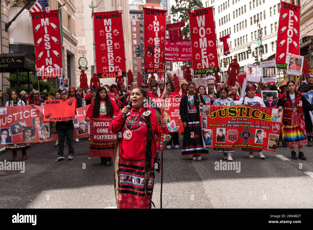 Seattle, USA. 6 May, 2023. The 3rd Annual Rally & March For MMIWP ...