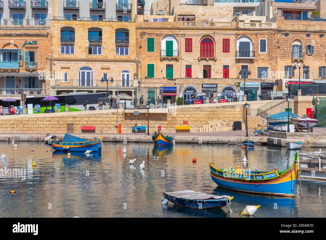 View of Saint Julian, Malta Stock Photo - Alamy