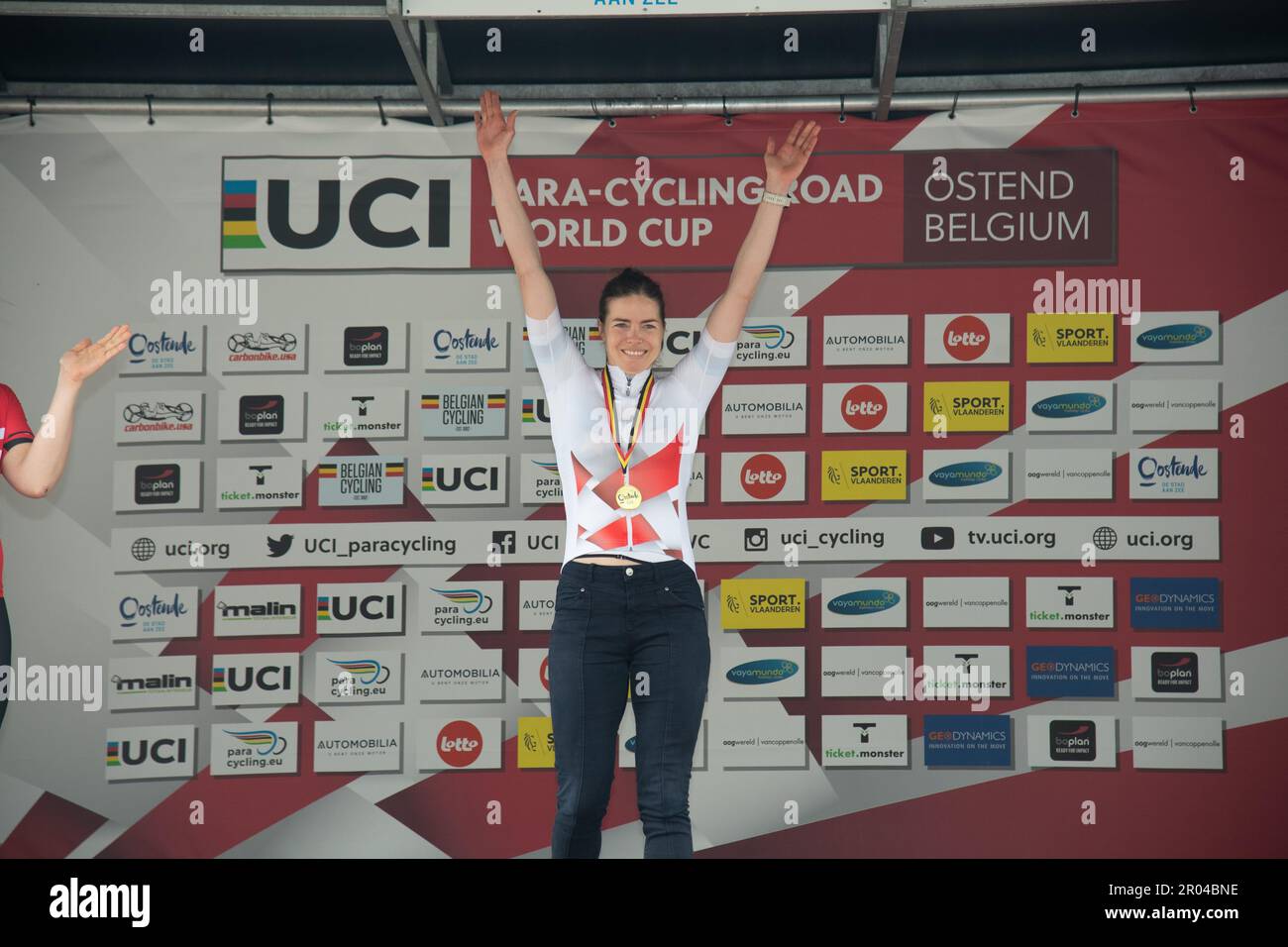 Female leader podium hi-res stock photography and images - Alamy