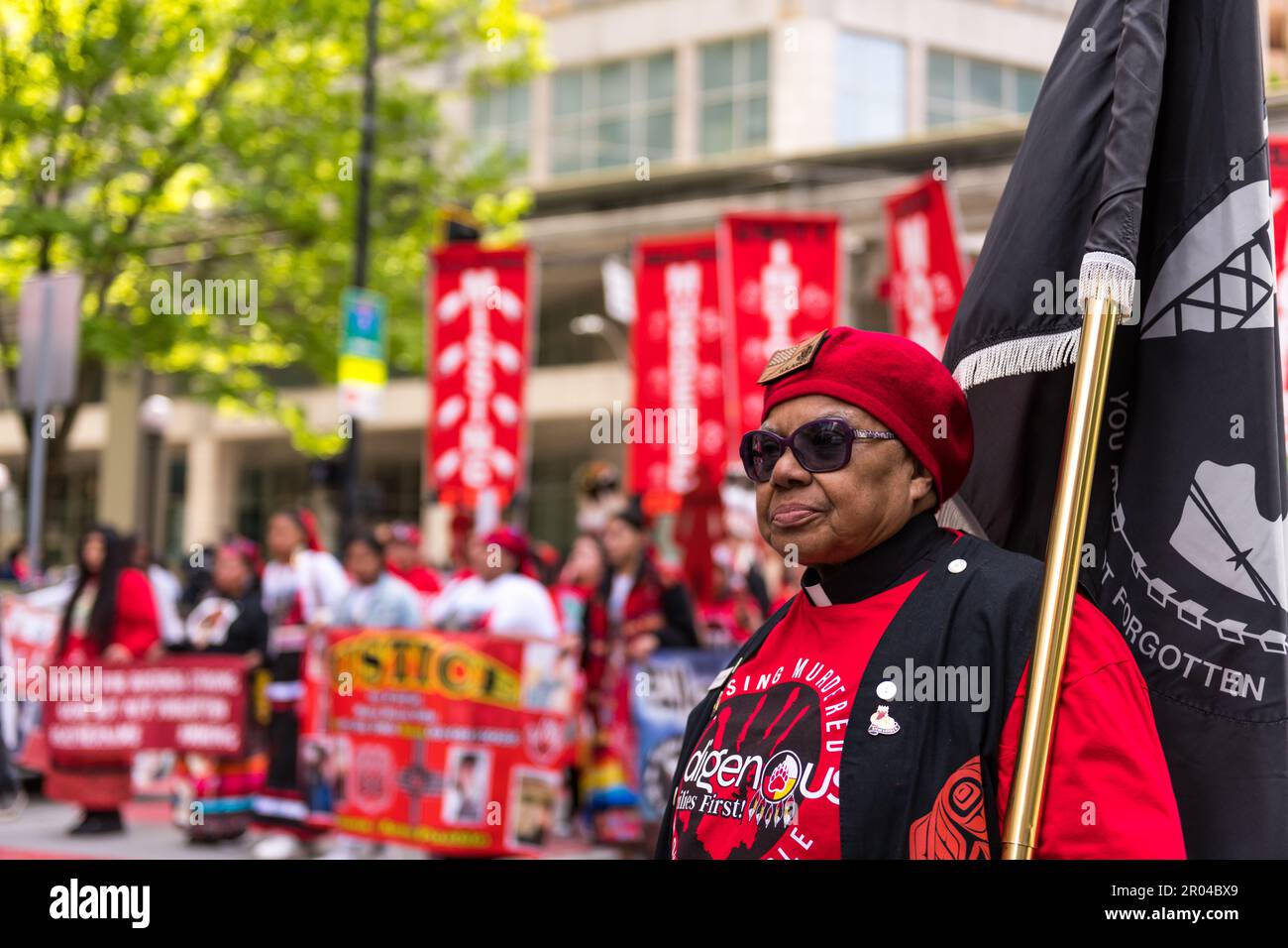 Seattle, USA. 6 May, 2023. The 3rd Annual Rally & March For MMIWP ...