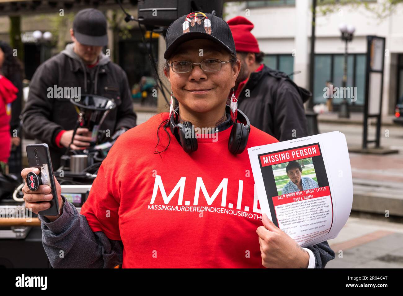 Seattle, USA. 6 May, 2023. The 3rd Annual Rally & March For MMIWP ...