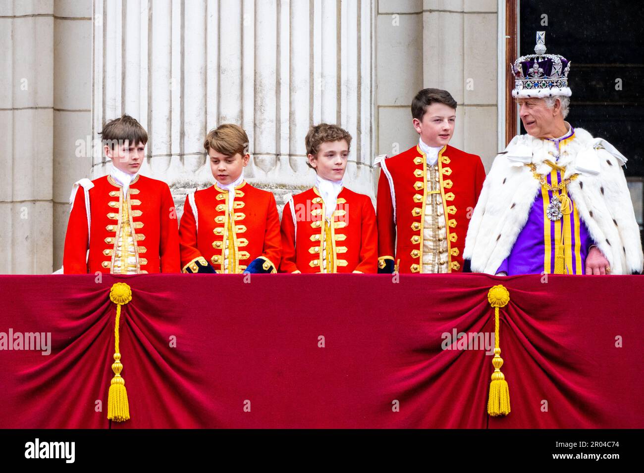 King Charles III, Lord Oliver Cholmondeley, Prince George, Nicholas ...
