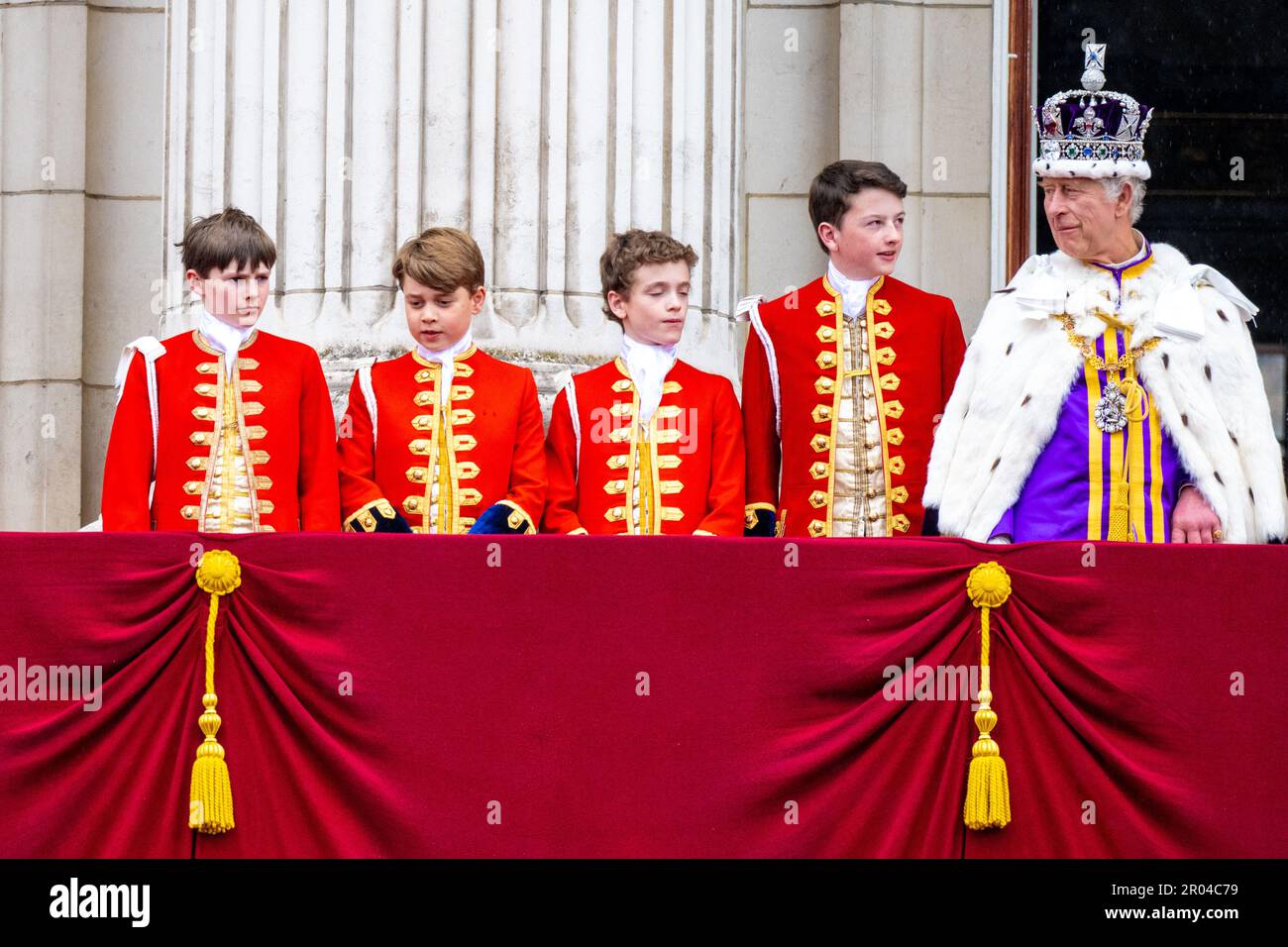 King Charles III, Lord Oliver Cholmondeley, Prince George, Nicholas ...