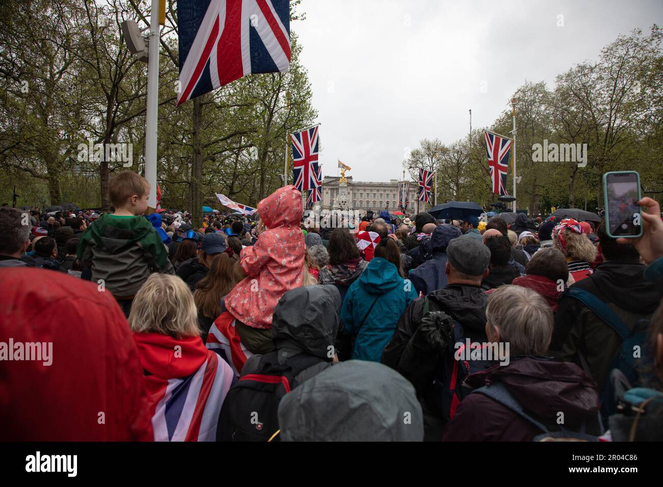 London, UK. 6th May 2023. Hundreds of thousands of people from all over ...