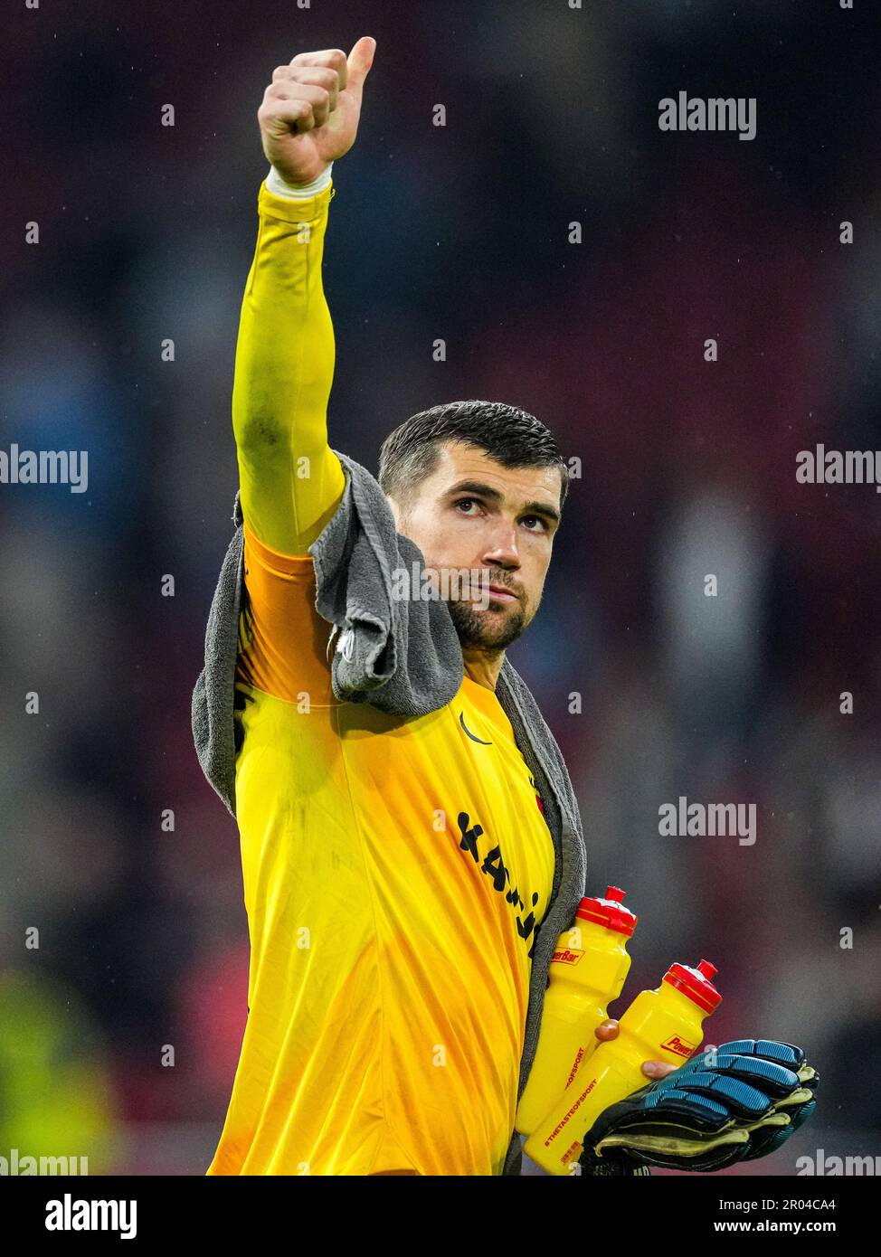 AMSTERDAM - AZ Alkmaar goalkeeper Mathew Ryan during the Dutch premier ...