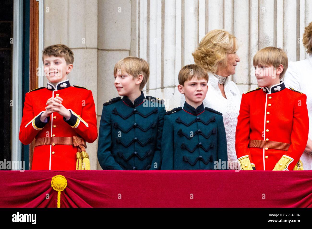 London, UK. 06th May, 2023. Freddy Parker Bowles, Louis Lopes, Arthur ...