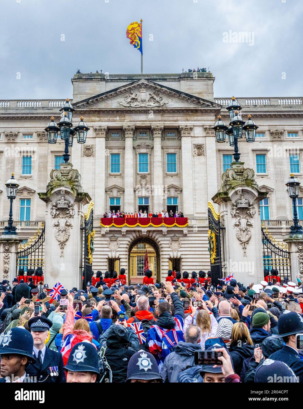 King Charles III and Queen Consort Camilla, Prince William of Wales and ...