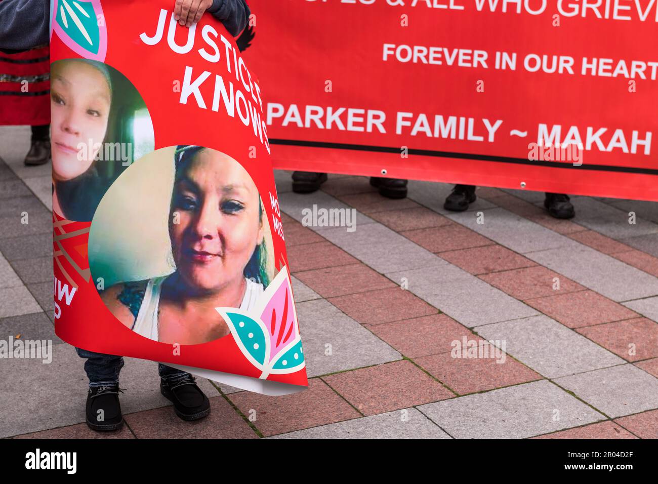 Seattle, USA. 6 May, 2023. The 3rd Annual Rally & March For MMIWP ...