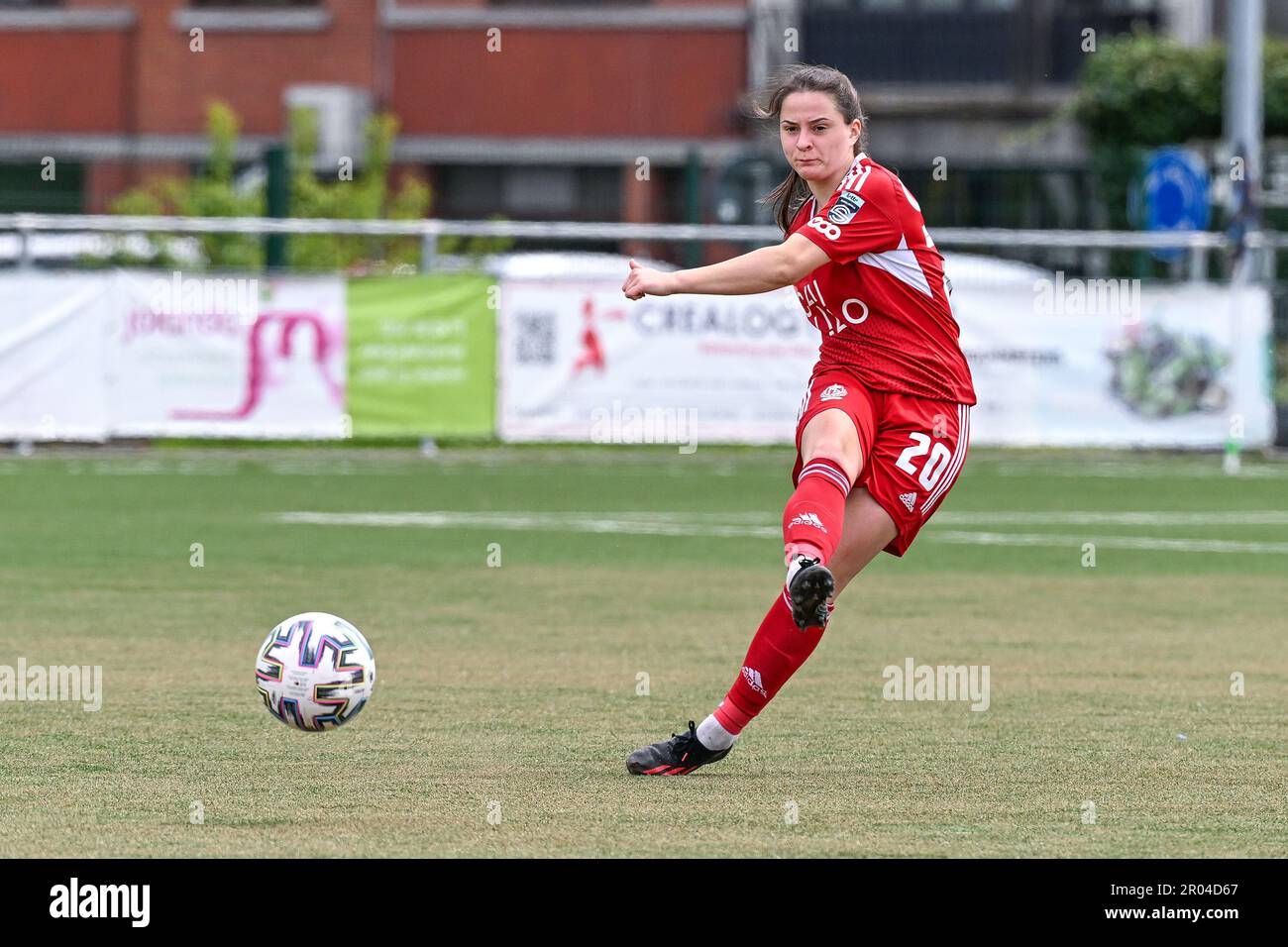 Constance Brackman (20) of Standard pictured during a female soccer ...