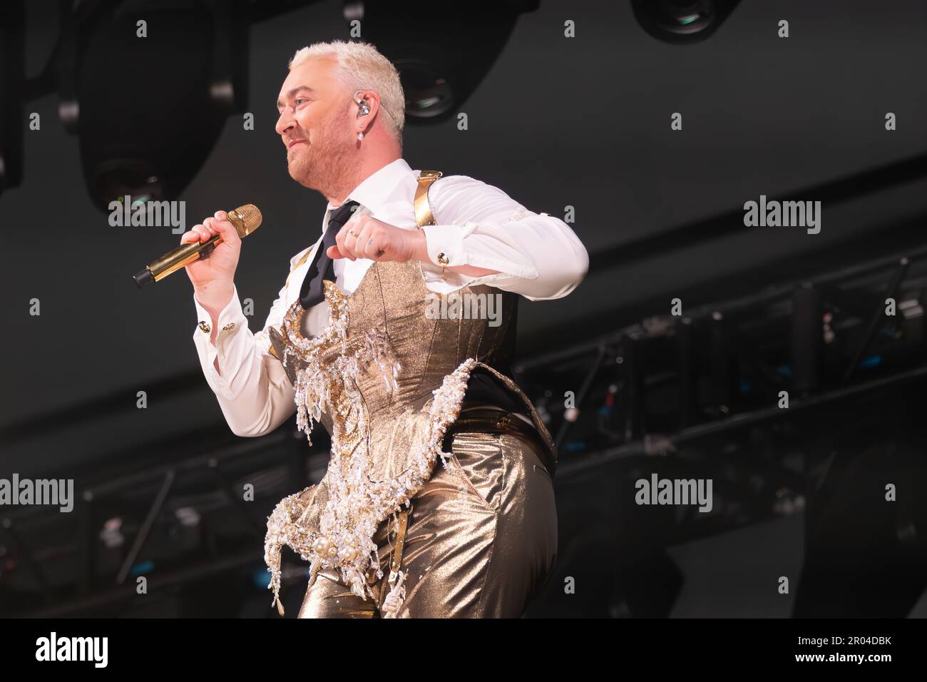 Oslo, Norway 06 May 2023, Sam Smith performs live on stage during the ...