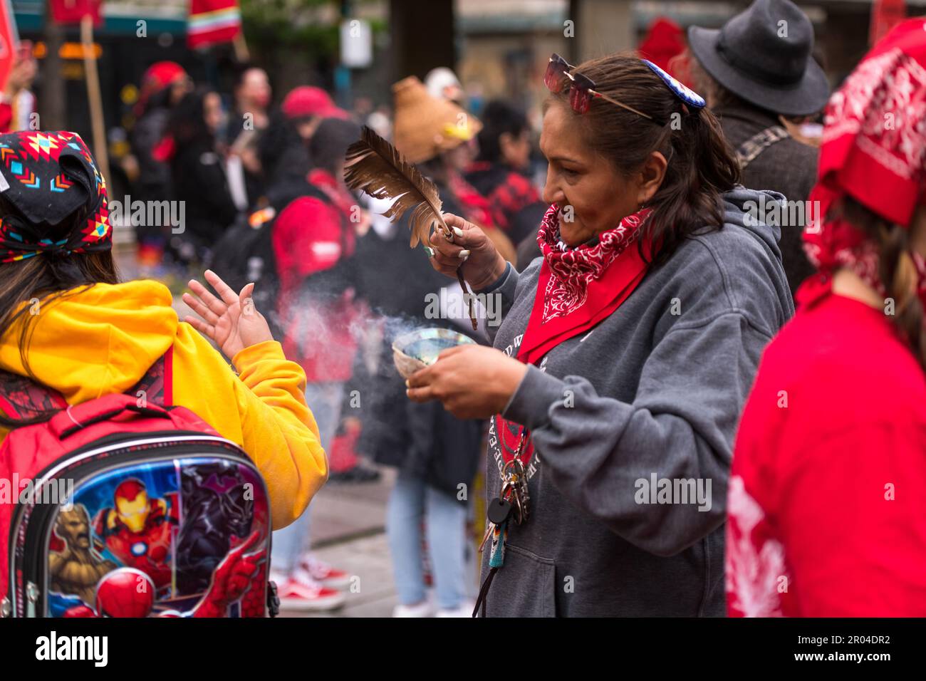 Seattle, USA. 6 May, 2023. The 3rd Annual Rally & March For MMIWP ...