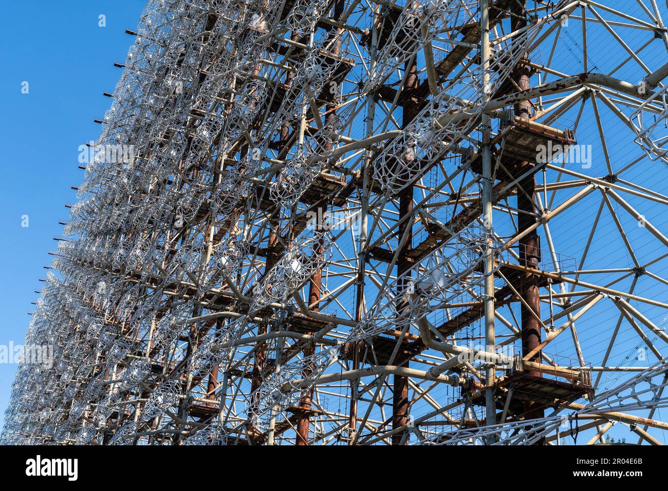 Chernobyl, USA. 06th May, 2023. View of Russian built military ...