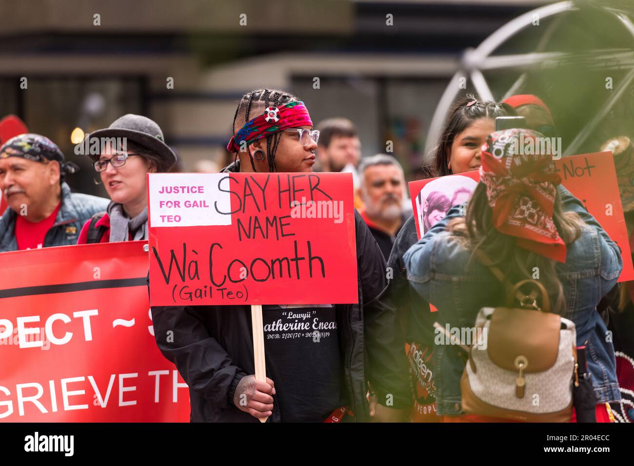 Seattle, USA. 6 May, 2023. The 3rd Annual Rally & March For MMIWP ...