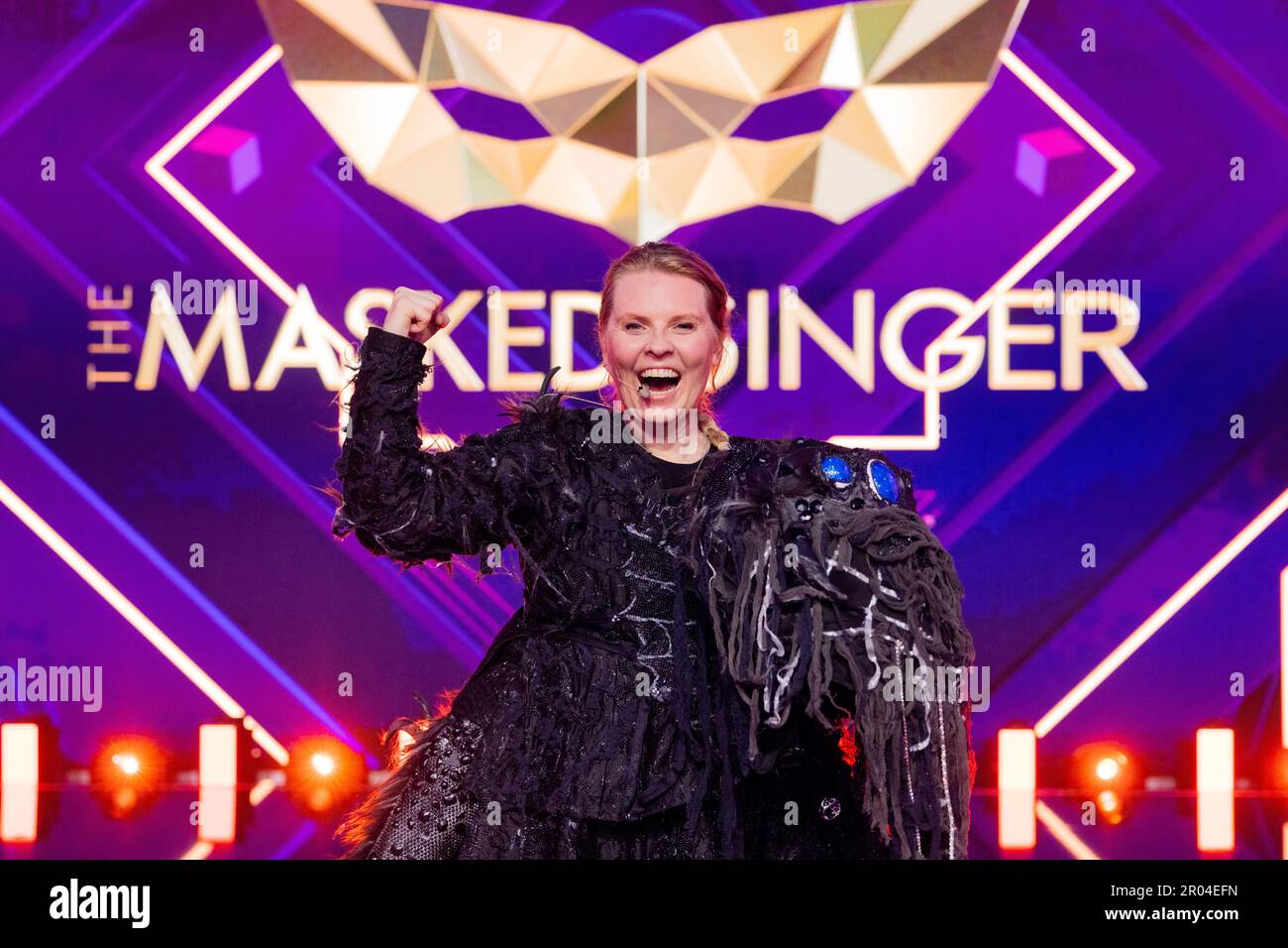 Cologne, Germany. 06th May, 2023. Patricia Kelly, singer, is on stage as the character "Mystica ...