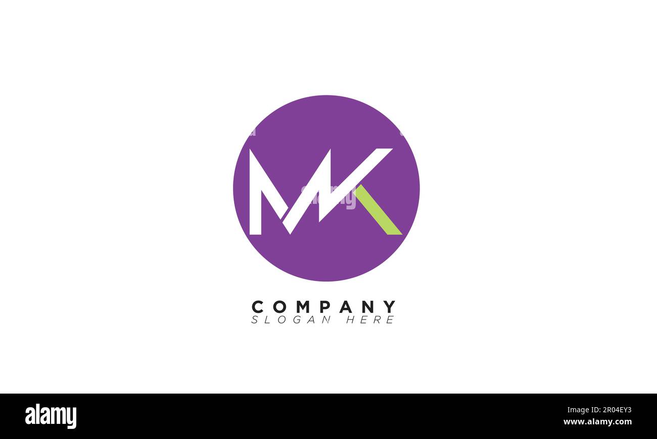 Mk alphabet Stock Vector Images - Alamy