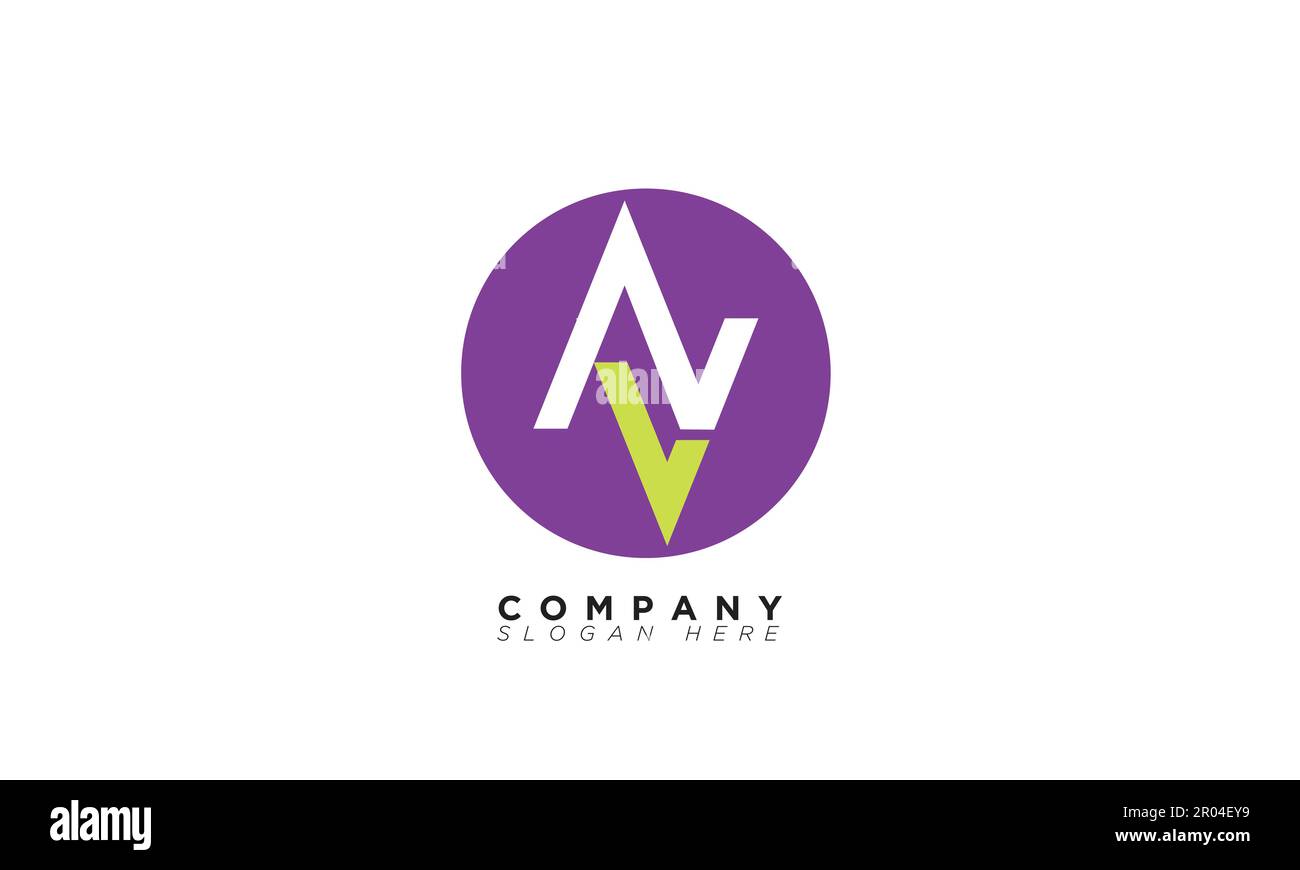 NV Alphabet letters Initials Monogram logo Stock Vector Image & Art - Alamy