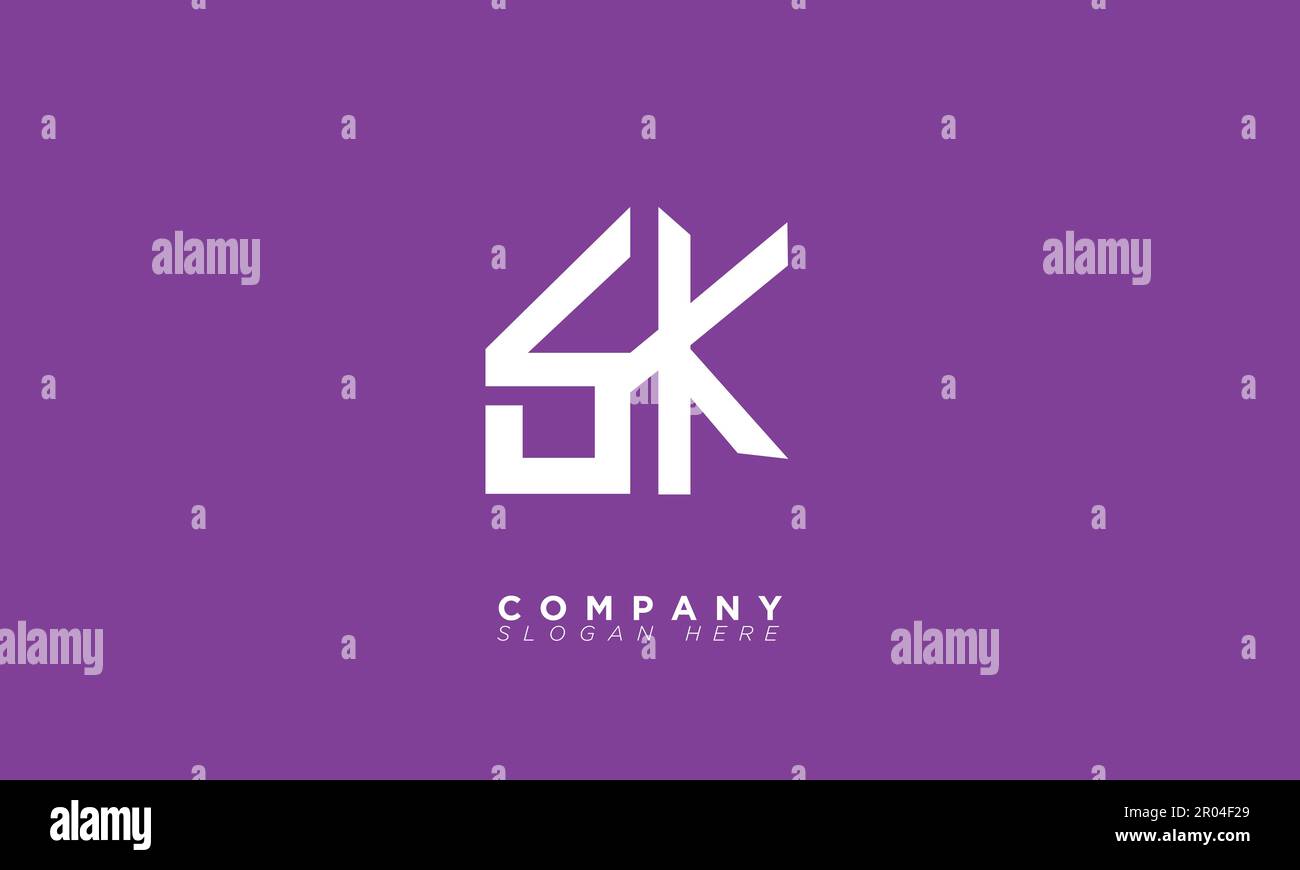 Sk alphabet Stock Vector Images - Alamy