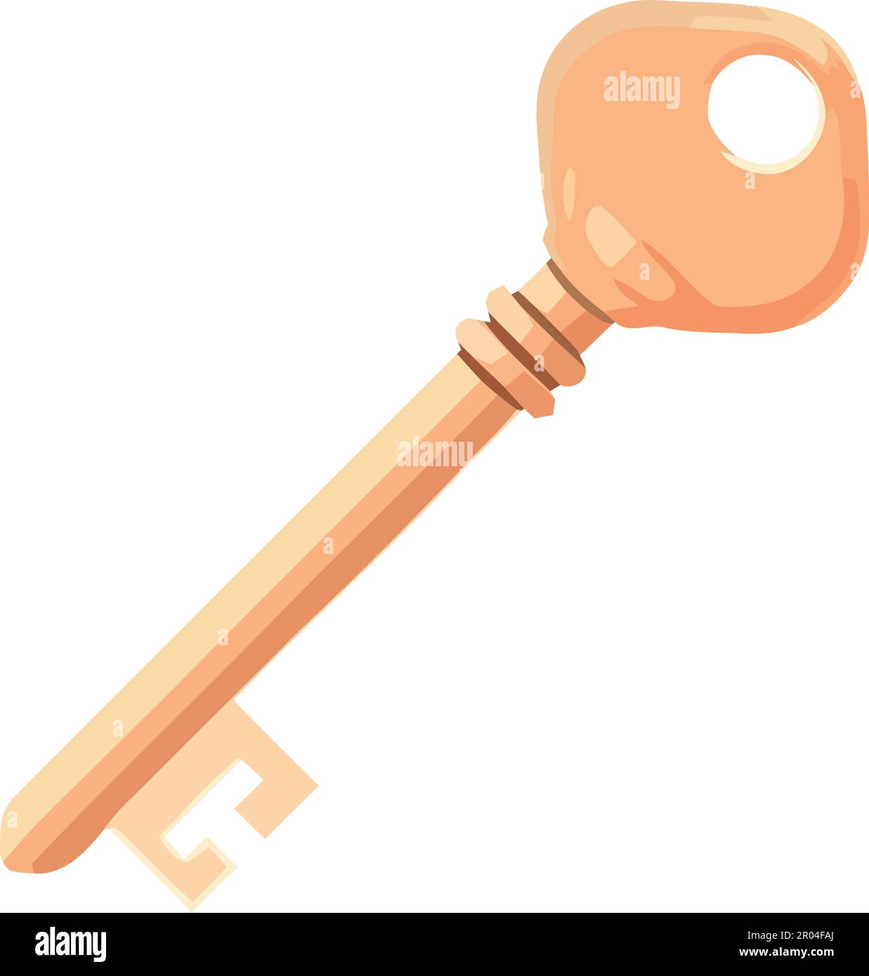 Key opening white door Stock Vector Images - Alamy