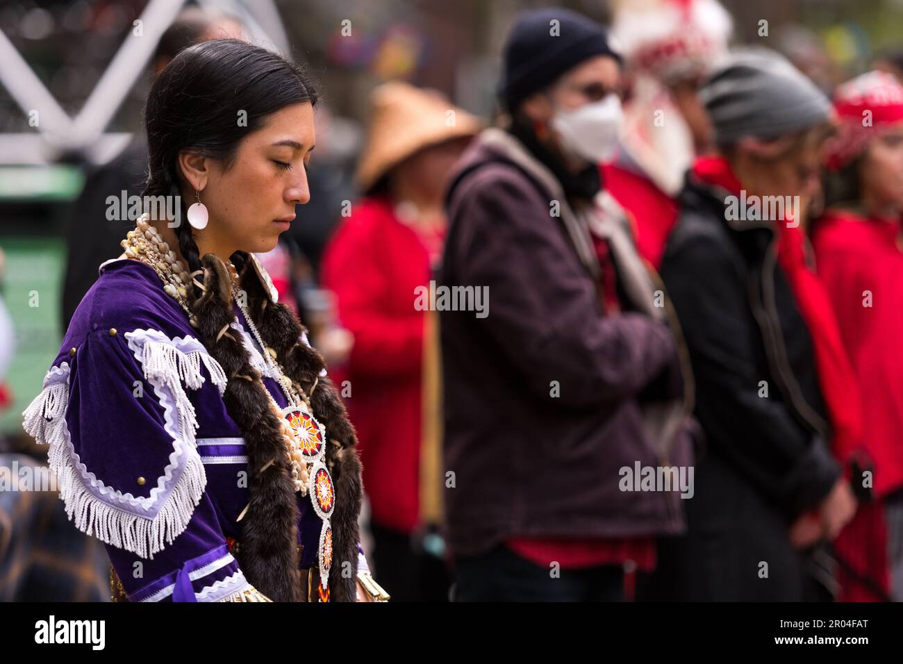 Seattle, USA. 6 May, 2023. The 3rd Annual Rally & March For MMIWP ...